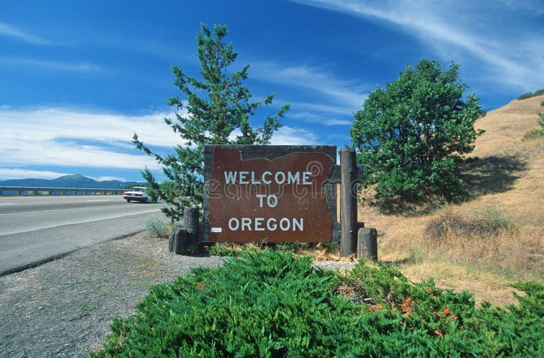 Oregon State Welcome Sign Stock Photos - Free & Royalty-Free Stock ...