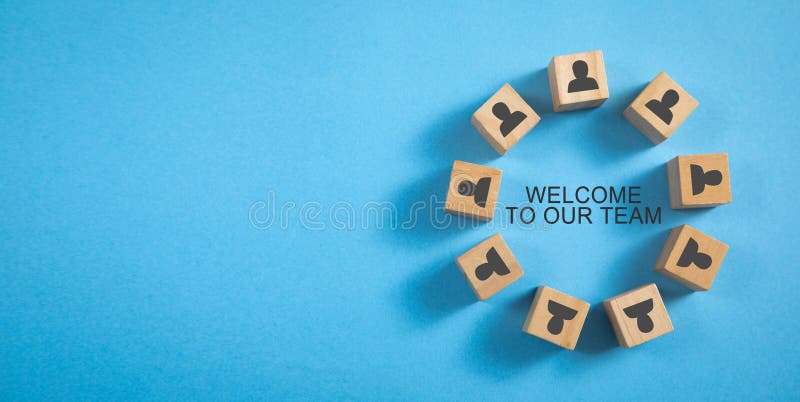 Welcome To Our Team. Business Concept Stock Image - Image of business ...