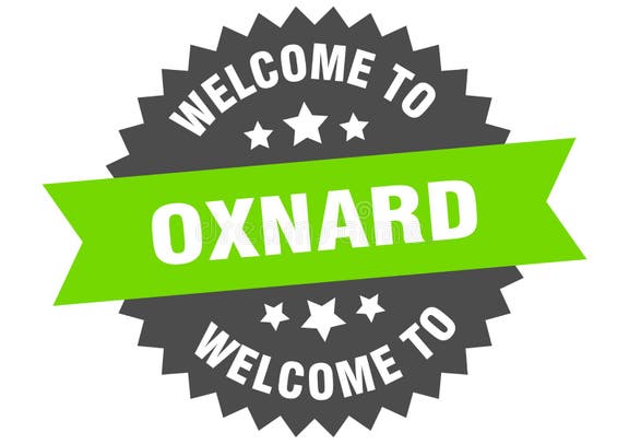 Welcome To Oxnard. Welcome To Oxnard Isolated Sticker Stock Vector ...