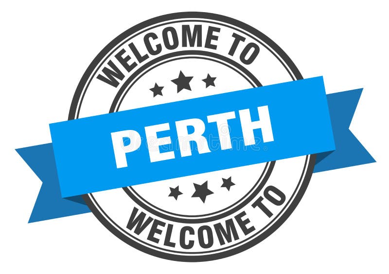 Welcome To Perth. Welcome To Perth Isolated Stamp Stock Vector ...
