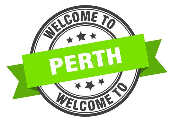 Welcome To Perth. Welcome To Perth Isolated Stamp Stock Vector ...