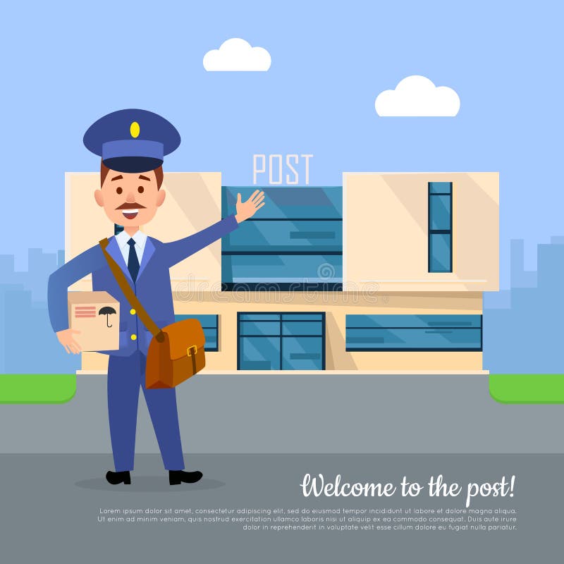 Cartoon Post Office Stock Illustrations – 10,581 Cartoon Post Office ...