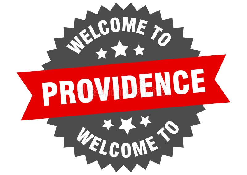 Welcome To Providence. Welcome To Providence Isolated Sticker Stock ...