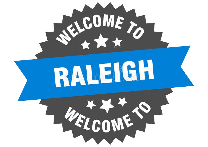 Raleigh Sticker. Raleigh Square Peeler Sign Stock Vector - Illustration ...