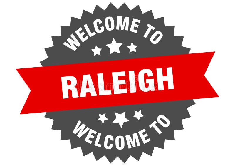 Welcome To Raleigh. Welcome To Raleigh Isolated Sticker Stock Vector ...
