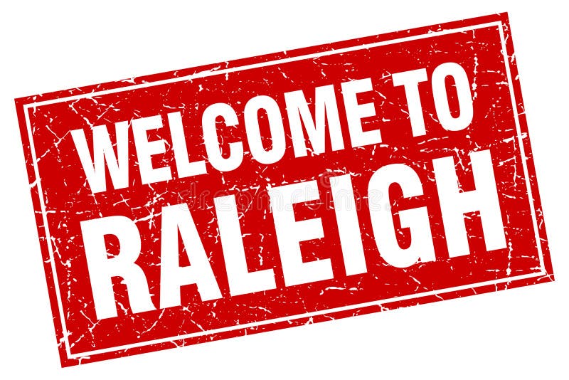 Welcome To Raleigh. Welcome To Raleigh Isolated Stamp Stock Vector ...