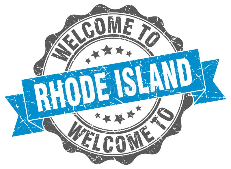 Welcome To Rhode Island Seal Stock Vector - Illustration of ribbon ...