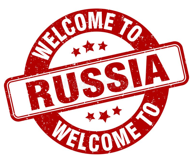 Welcome To Russia Stamp. Russia Round Sign Stock Vector - Illustration ...