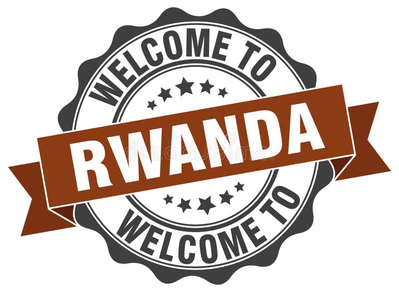 Welcome To Rwanda. Rwanda Flag. Patriotic Design. Vector Illustration ...