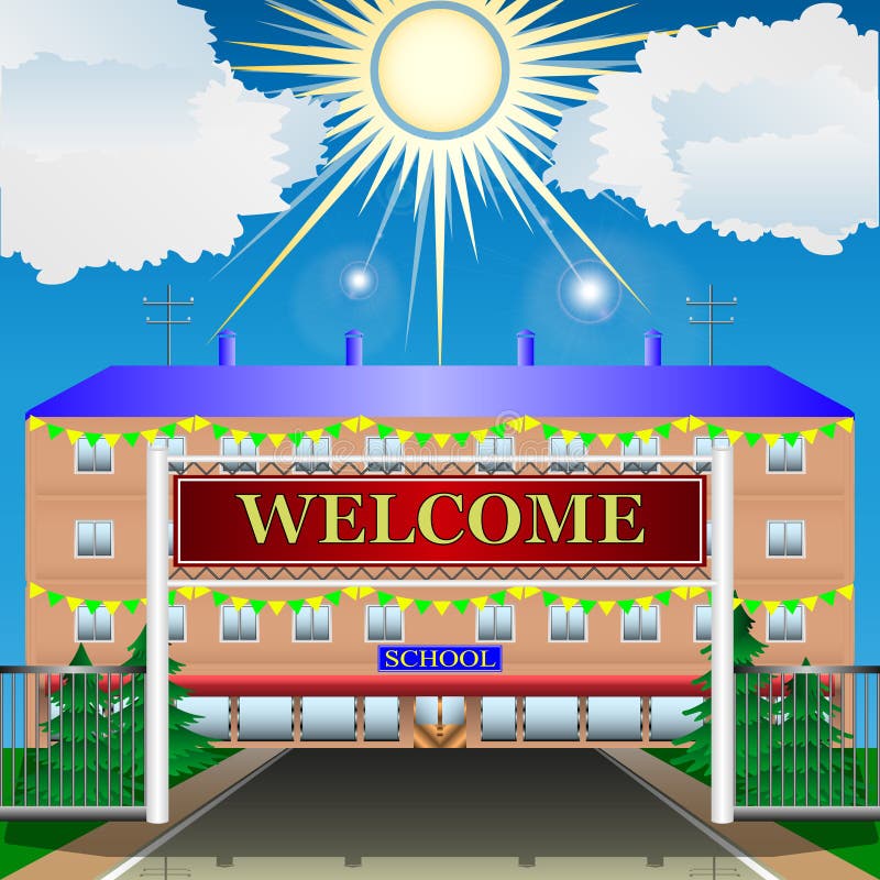 Welcome to School stock vector. Illustration of learning - 113785911