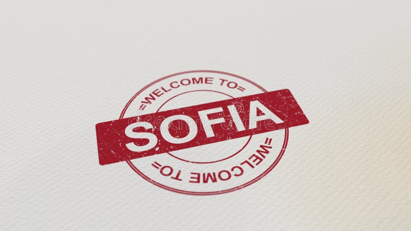 Sofia Welcome To Word Text With Love Hearts And Creative Handwritten ...