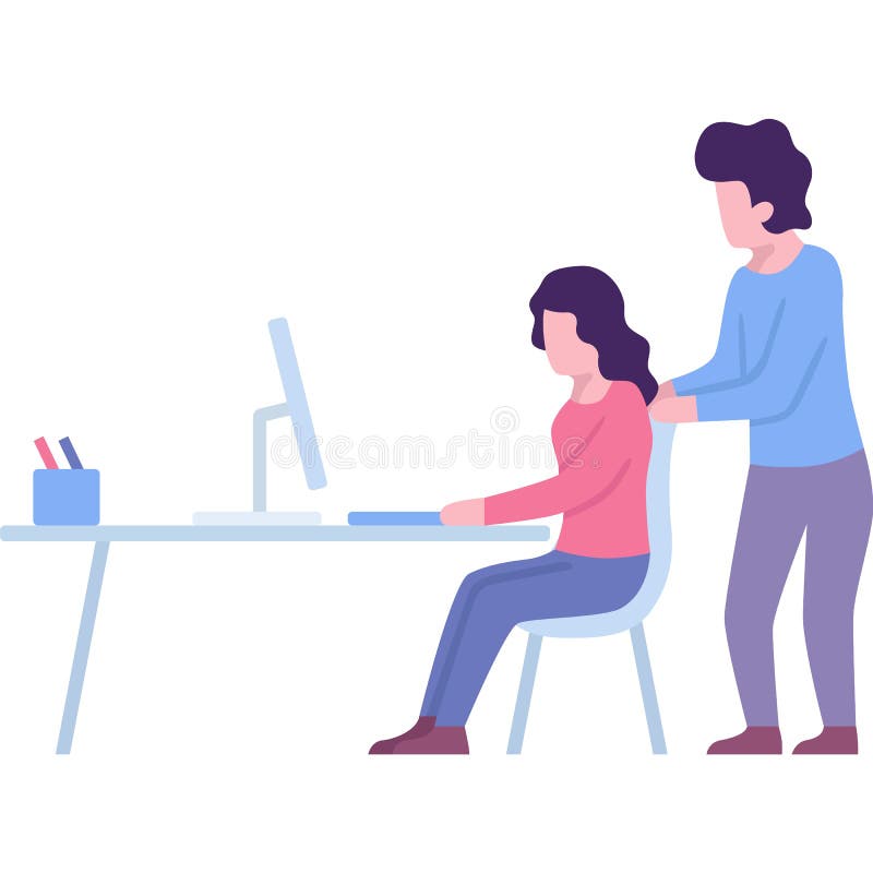 Welcome To Team Icon Office People Work Together Stock Vector ...