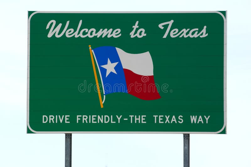 Welcome to Texas sign stock photo. Image of horizontal - 23151450