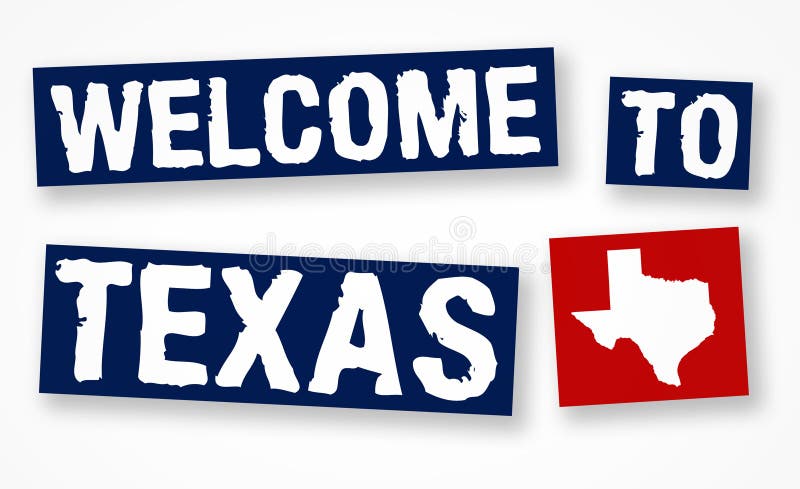 Welcome To Texas Vintage Rusty Metal Sign Stock Vector - Illustration ...