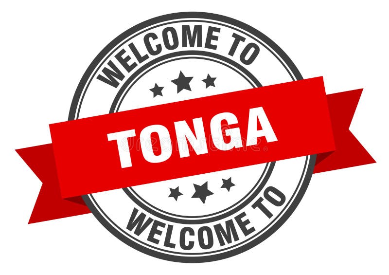 Welcome To Tonga. Welcome To Tonga Isolated Stamp Stock Vector ...