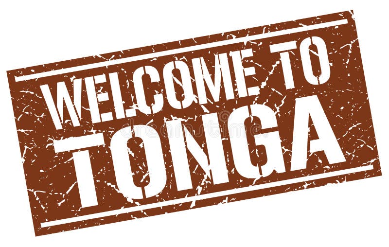 Tonga Welcome To Word Text with Creative Purple Pink Handwritten Font ...
