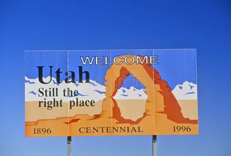 274 Welcome To Utah Sign Stock Photos - Free & Royalty-Free Stock ...