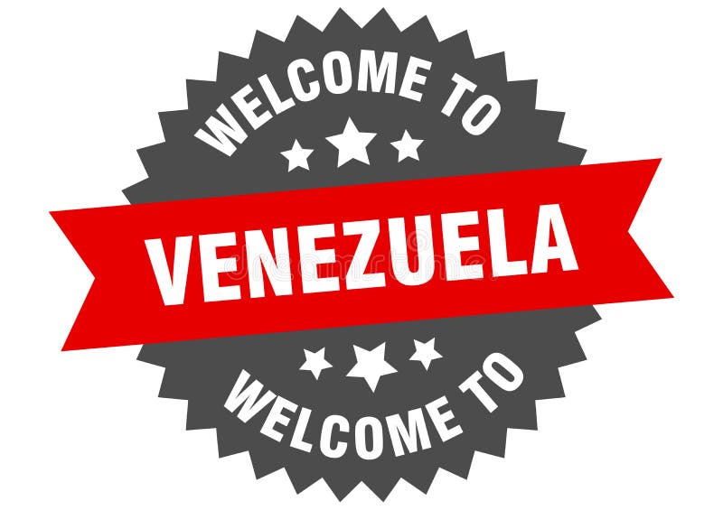 Welcome To Venezuela. Welcome To Venezuela Isolated Sticker Stock ...