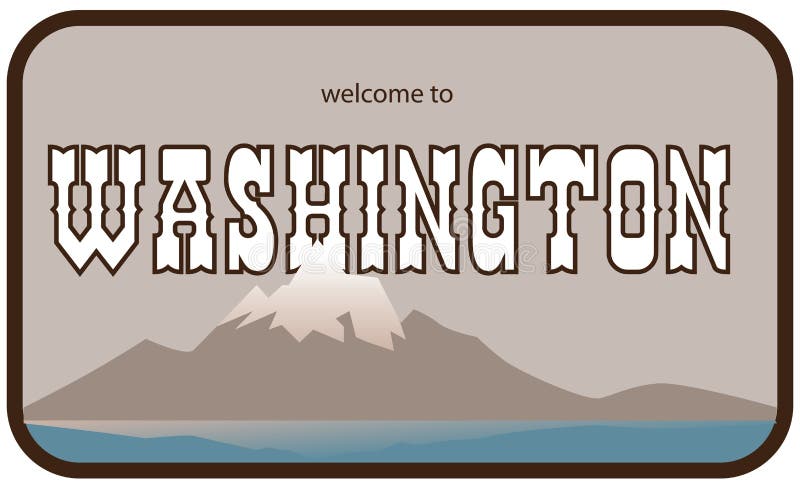 Washington highway sign stock vector. Illustration of sign - 3444500