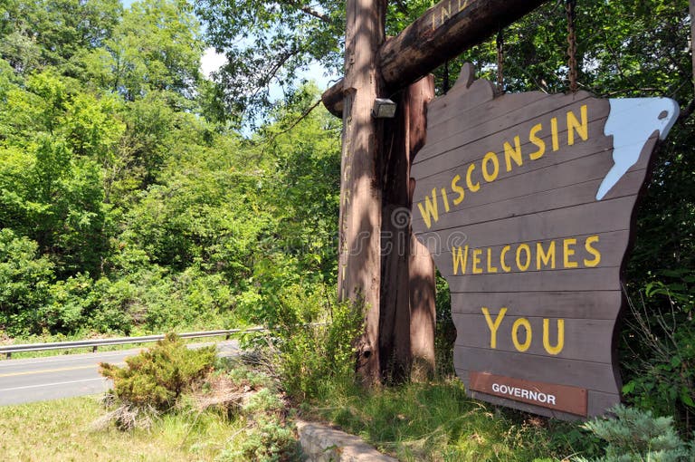 Welcome to Wisconsin stock image. Image of americana - 25194357