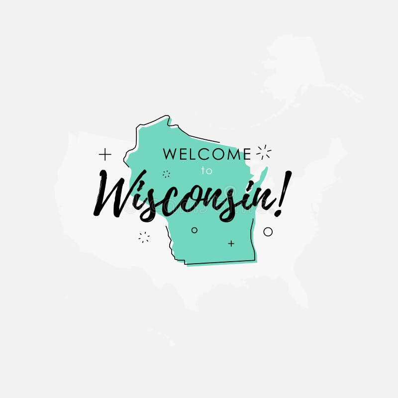 Wisconsin Welcome Sign Stock Illustrations – 281 Wisconsin Welcome Sign ...