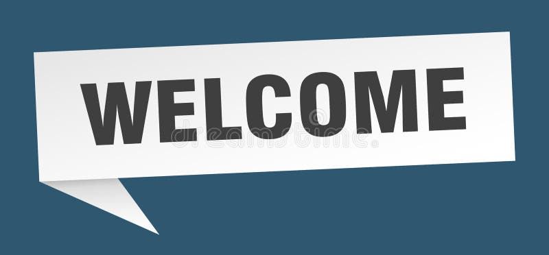 Welcome speech bubble. stock vector. Illustration of banner - 153373546 Welcome speech bubble. stock vector. Illustration of banner - 153373546