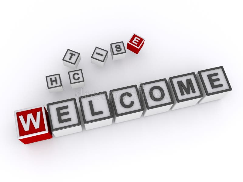 Welcome Word Block Stock Illustrations – 202 Welcome Word Block Stock ...