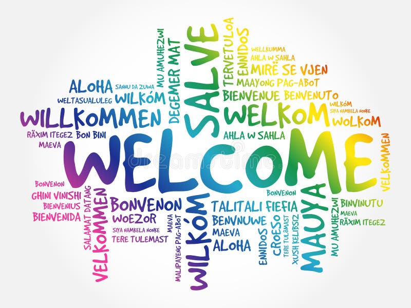 Welcome Different Languages Stock Illustrations – 810 Welcome Different ...