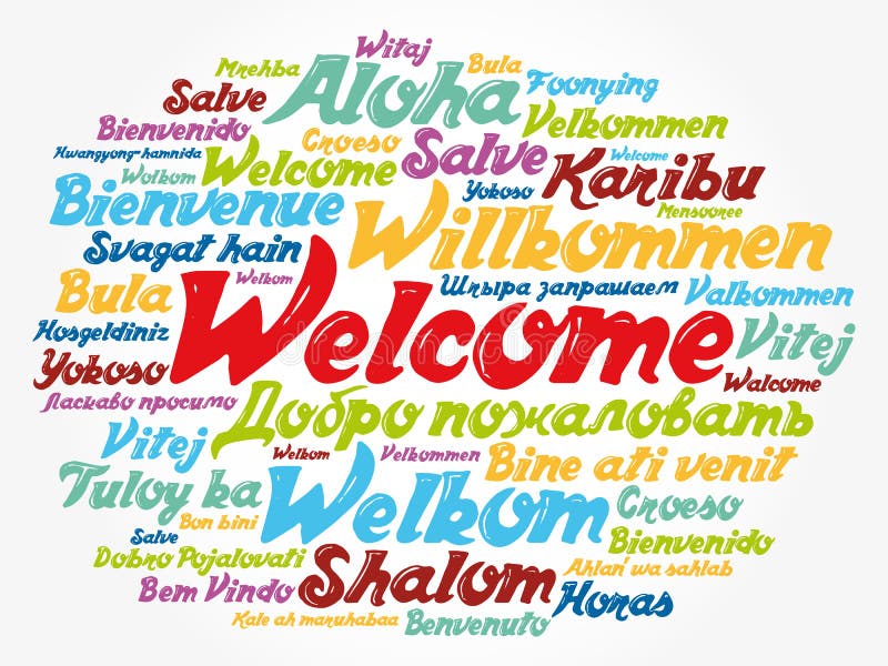 Welcome Word Cloud Different Languages Stock Illustrations – 675 ...