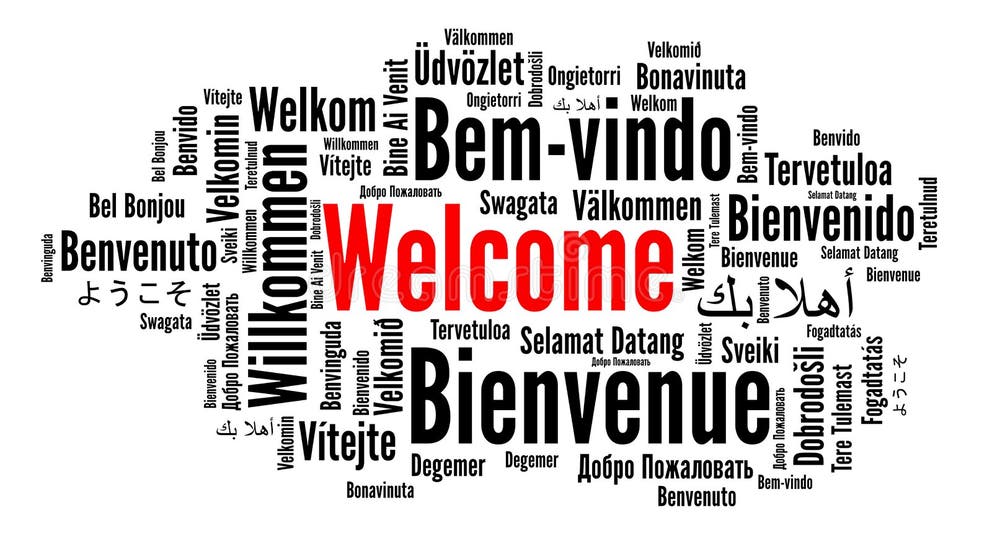 Welcome Different Languages Stock Illustrations – 844 Welcome Different ...