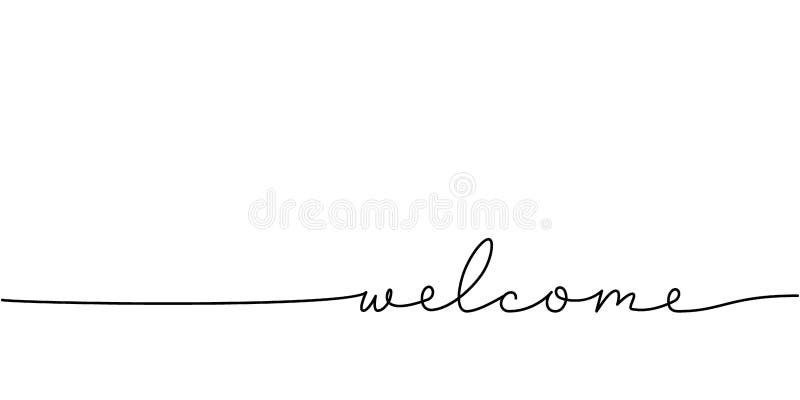 Continuous Line Welcome Home Stock Illustrations – 24 Continuous Line ...