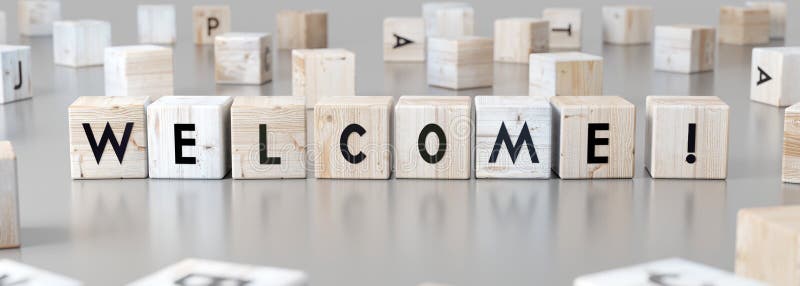 Welcome Word Block Stock Illustrations – 111 Welcome Word Block Stock ...