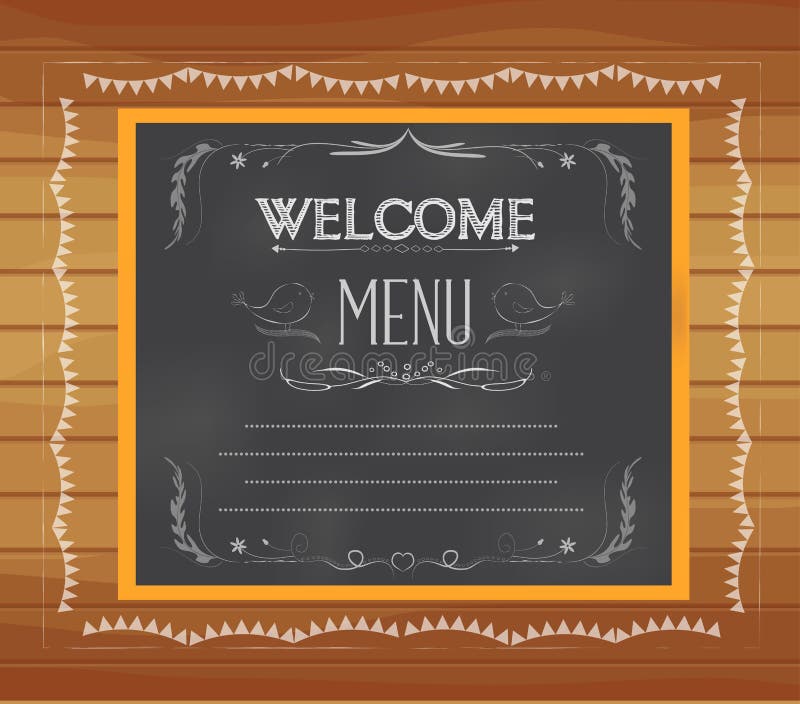 Cafe Welcome Chalkboard Stock Illustrations – 143 Cafe Welcome ...