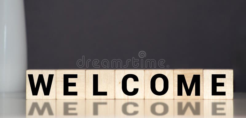 Hello and WELCOME text stock photo. Image of welcome - 213037482