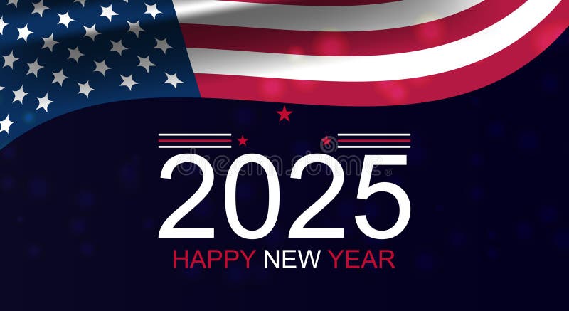 A Glimpse into the Future 2025 Happy New Year Stock Vector ...