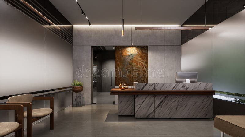 Welcoming First Impressions Modern Reception Interior Design for Office ...