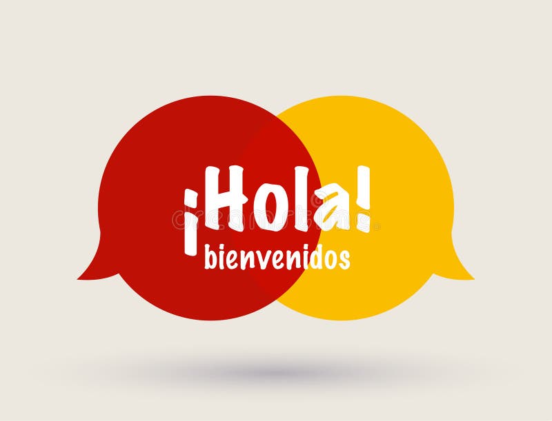 Welcoming Speech Bubble. Hello and Welcome Text Speech Bubble-banner in ...