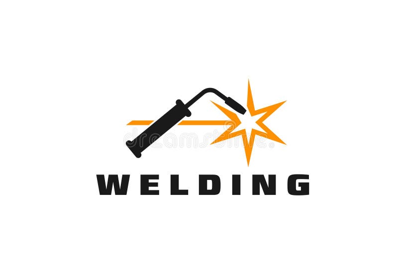 Weld Icon, Welder Tool and Sparks Vector Emblem Stock Vector ...