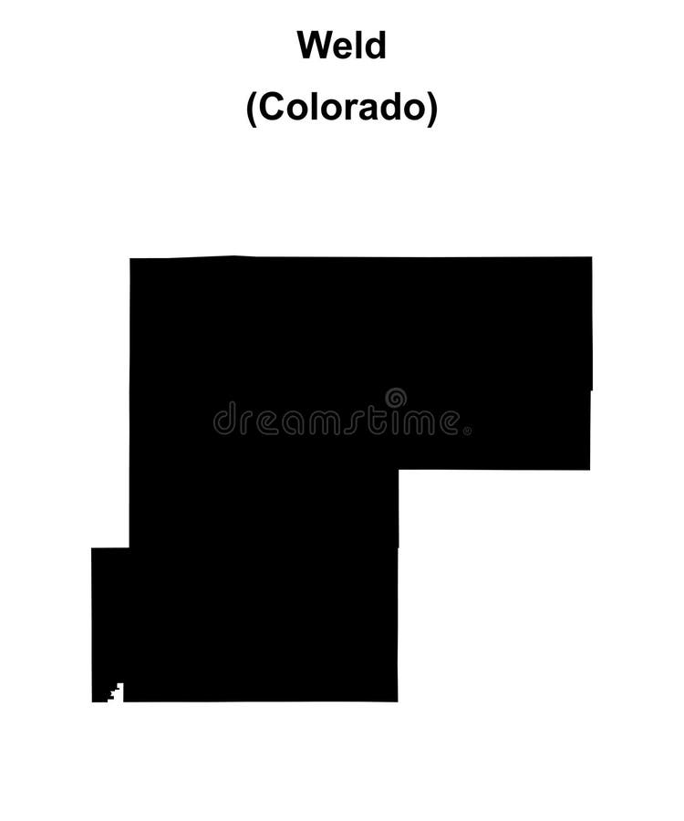 Weld outline map stock vector. Illustration of county - 357888008
