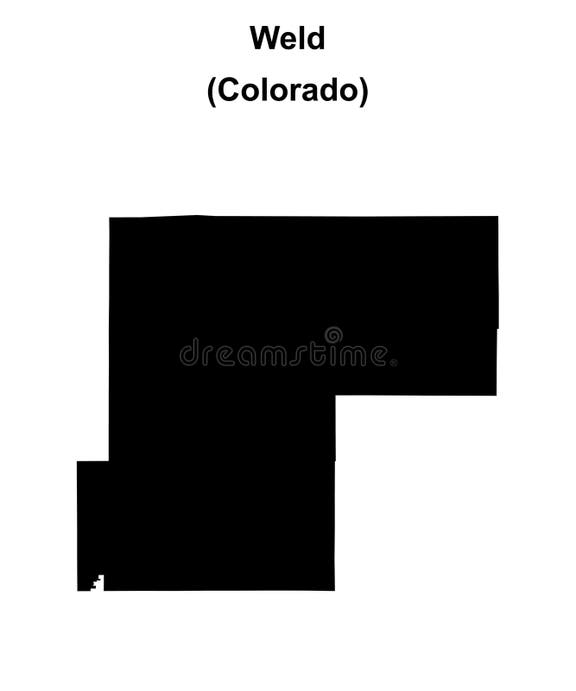 Weld outline map stock vector. Illustration of county - 357888008