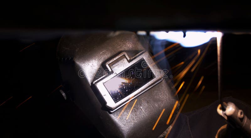 Weld up stock image. Image of safety, mask, manufacturing - 3821903