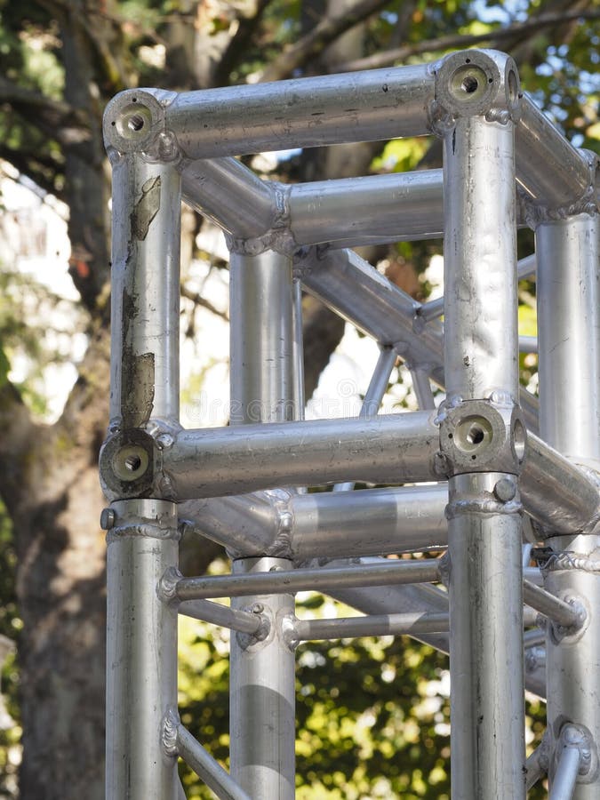 Welded Metal Structure. Concept of Engineering and Architecture Stock ...