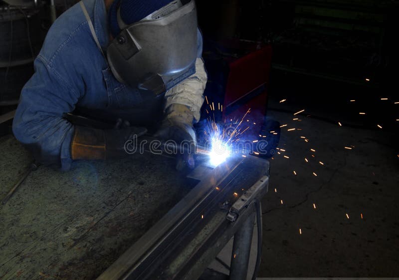 Aerospace Welder stock image. Image of aerospace, inspector - 10183399