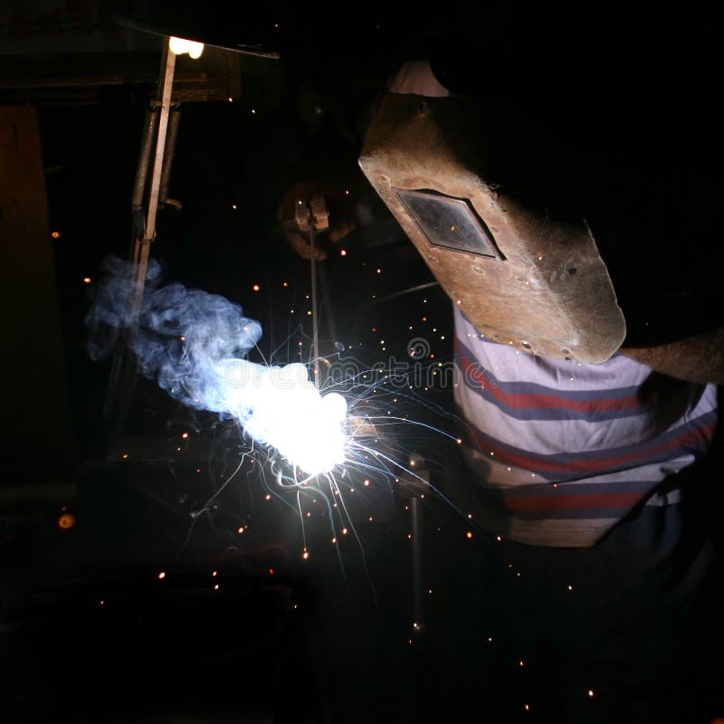 Welder stock photo. Image of light, flame, brilliant - 11213736