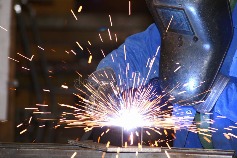 Welder (2) stock image. Image of industrial, steel, metal - 518875