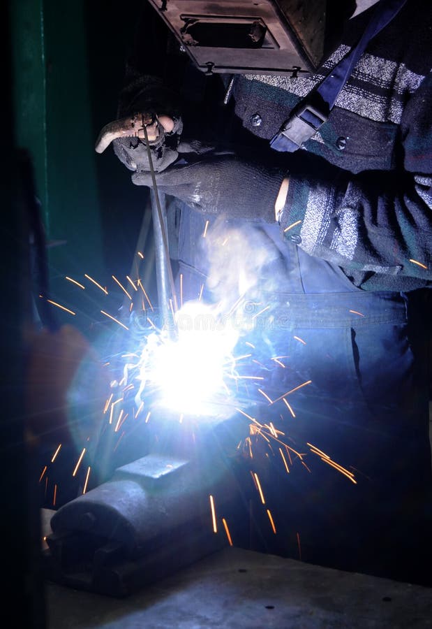 Welder stock image. Image of welder, fabricate, protection - 5220963
