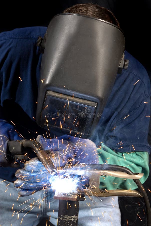 Welder stock image. Image of welder, iron, heat, welding - 5220967