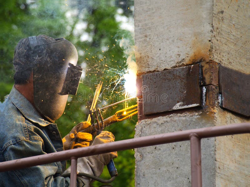 Welder stock photo. Image of worker, fire, welder, flame - 5925566