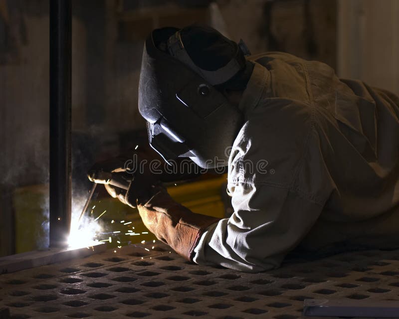 Welder stock photo. Image of welding, industry, weld, manufacturing ...
