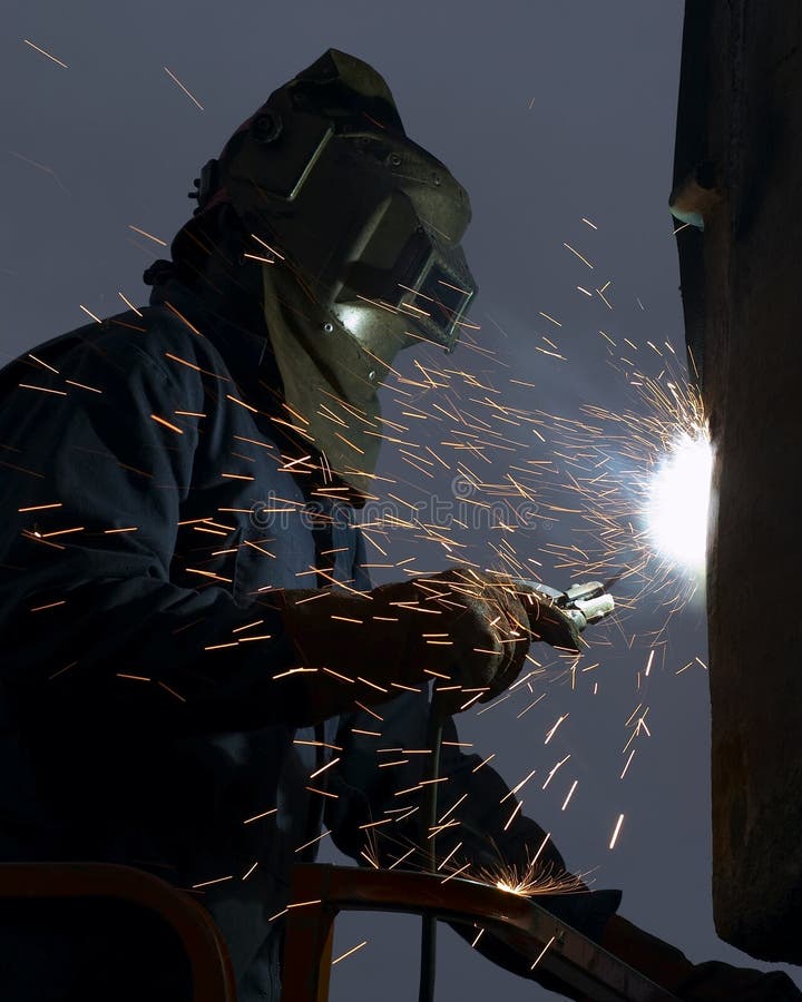 Welder stock photo. Image of bright, protection, welder - 729154